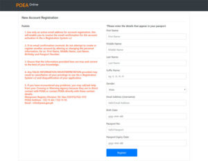 POEA e-Registration Step-by-Step Guide for OFWs - Tech Pilipinas