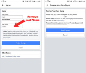 How to Have a Single Name on Facebook (and Hide Your Surname) - Tech Pilipinas