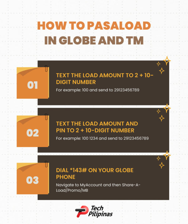 How to Pasaload in Globe and TM (2025 Updated Guide) - Tech Pilipinas