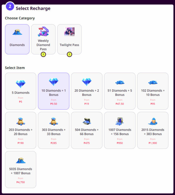 How to Buy Mobile Legends ML Diamonds in Codashop - Tech Pilipinas