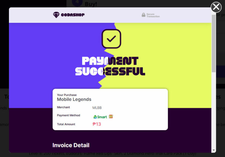 How to Buy Mobile Legends ML Diamonds in Codashop - Tech Pilipinas