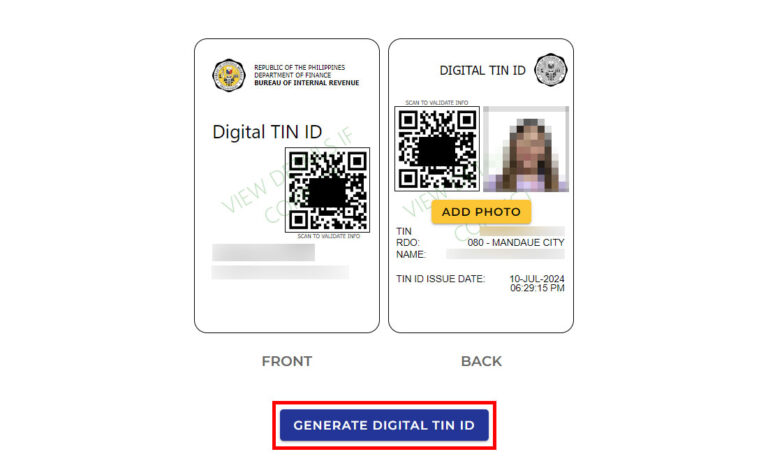 How to Get a Digital TIN ID from the BIR (2025 Updated Guide) - Tech ...